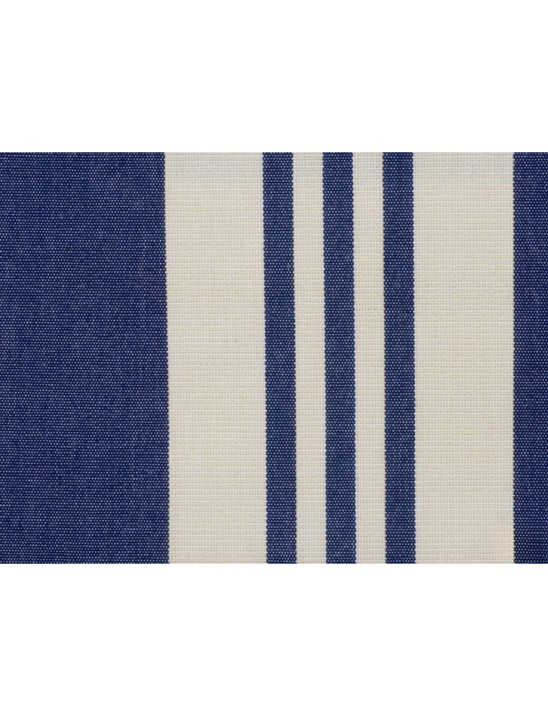 Outdoor Canvas Dralon Waterproof Fabric Stripe Marine Blue ACR-S-021