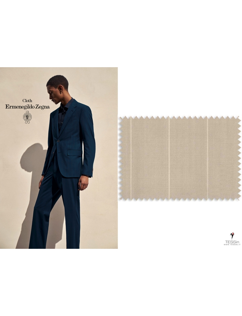 Ermenegildo Zegna Fabrics | Buy Fabrics Online | Colour: Beige