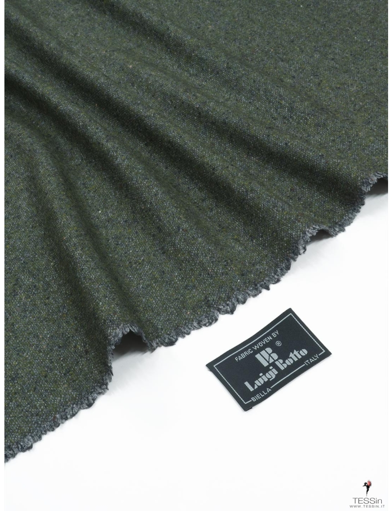 Knickerbocker Tweed Fabric Wool & Silk Light Grey Luigi Botto LB-TWLS ...