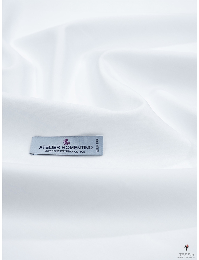 Twill Fabric White Giza 45 NE 170/2 - Atelier Romentino AR-FORD-AA03 ...